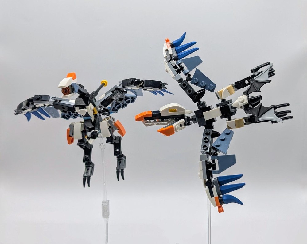 LEGO MOC Skydrifter and Glinthawk: Horizon by bitemouse | Rebrickable ...