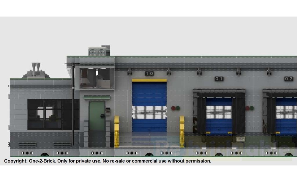 LEGO MOC Modular Logistic Center - Complete Bundle by ONE-2-BRICK ...
