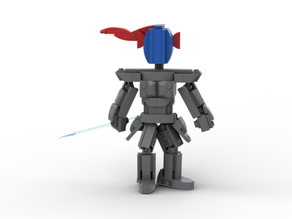 LEGO MOC Undyne by 10carrotdogo | Rebrickable - Build with LEGO