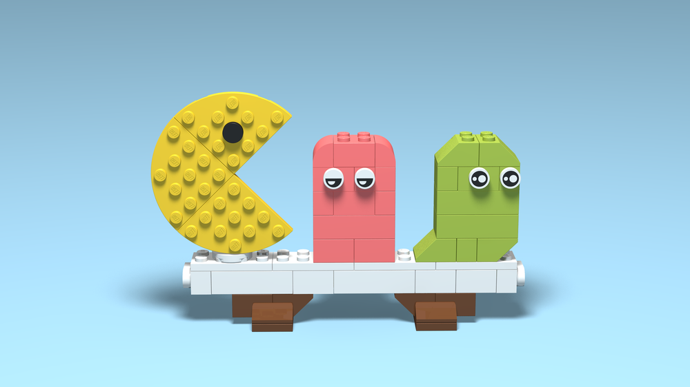 LEGO MOC 11039 Pacman by mattking4 | Rebrickable - Build with LEGO