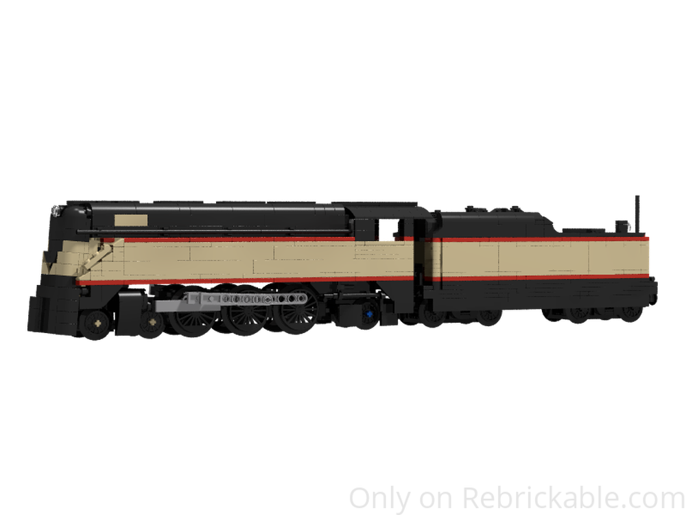 LEGO MOC Chicago & Eastern Illinois K-2 Class Streamlined 4-6-2 Pacific ...