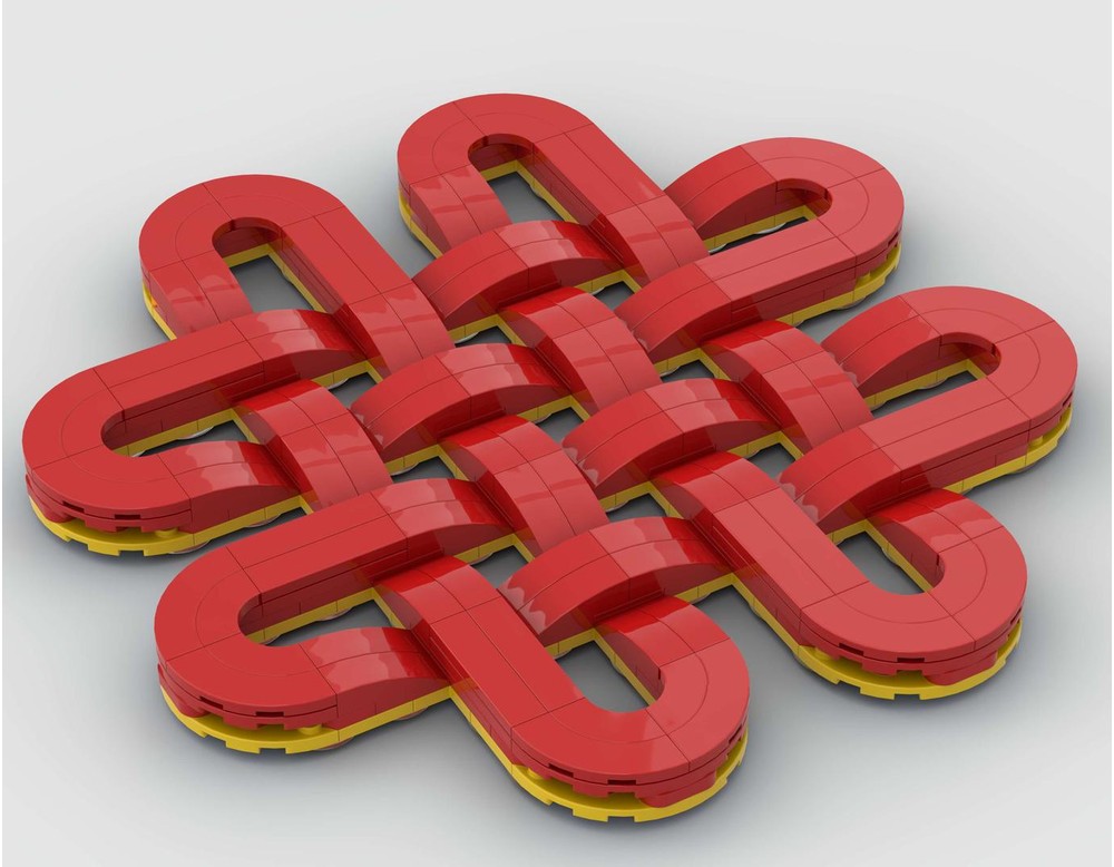LEGO MOC Chinese Knot by uminuo | Rebrickable - Build with LEGO