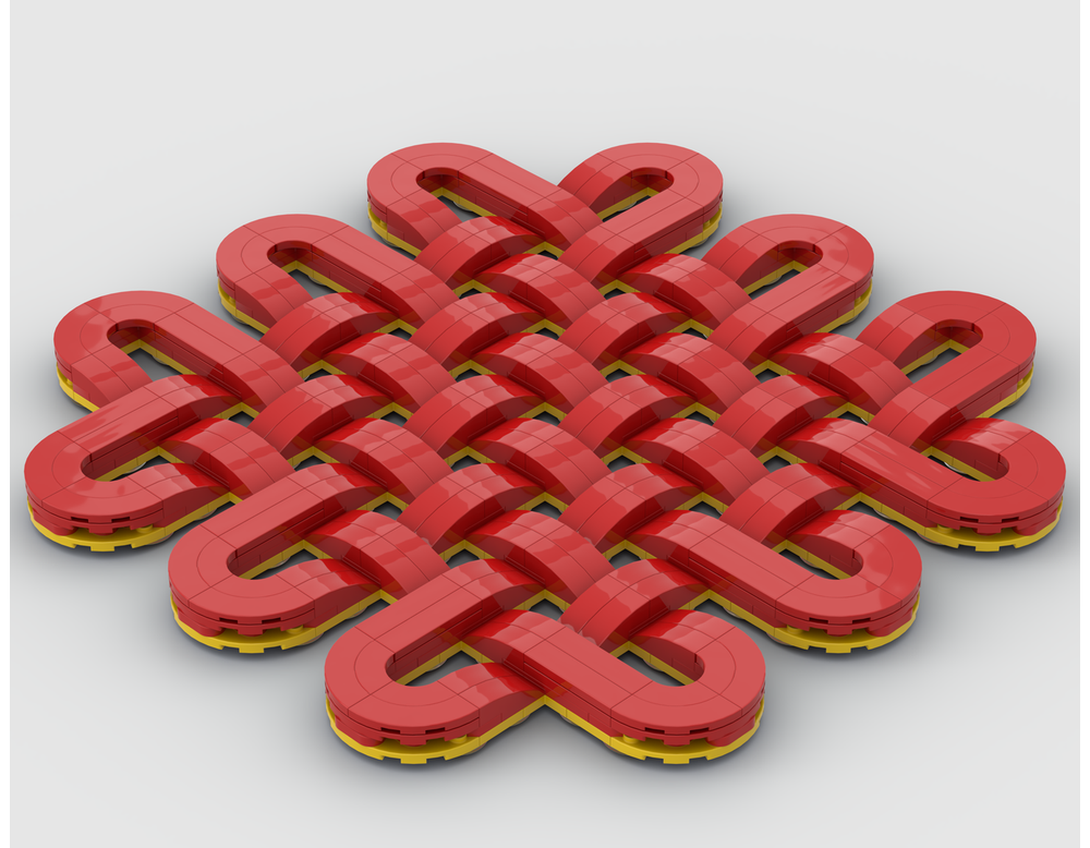 LEGO MOC Chinese Knot by uminuo | Rebrickable - Build with LEGO