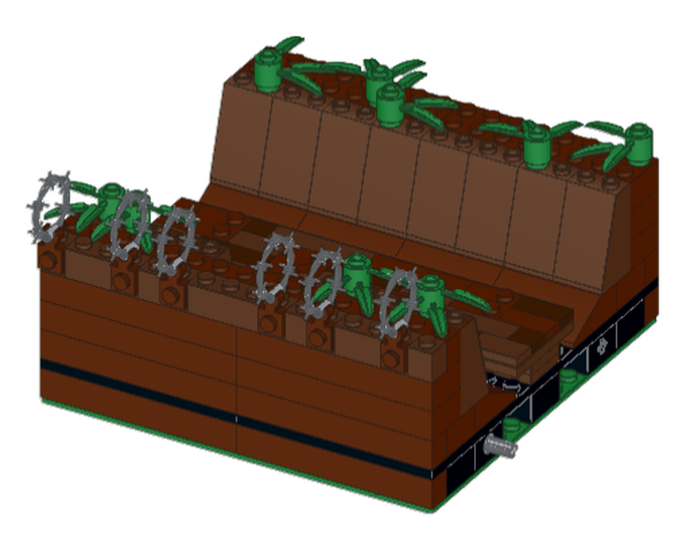 LEGO MOC WW1 Trench: Straight Section by militarybricks1 | Rebrickable ...