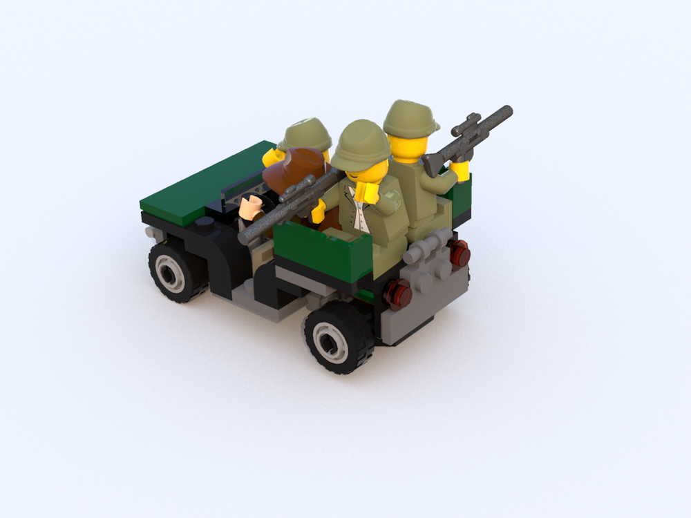 LEGO MOC 20004 alt- 4-seater jeep by Abokado | Rebrickable - Build with ...