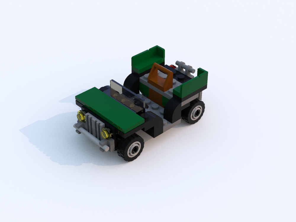 LEGO MOC 20004 alt- 4-seater jeep by Abokado | Rebrickable - Build with ...