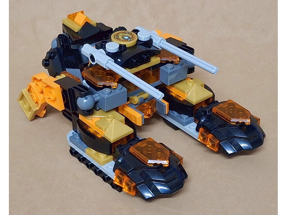 LEGO MOC Transformer Tank using Ninjago 71806 : Cole's Elemental Earth ...