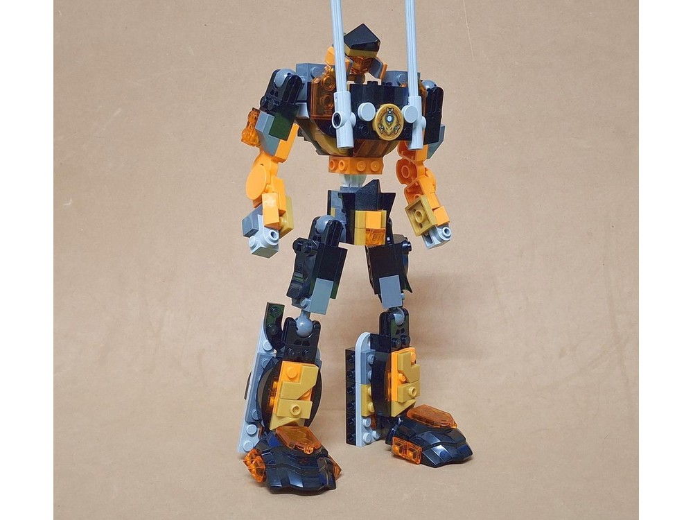 LEGO MOC Transformer Tank using Ninjago 71806 : Cole's Elemental Earth ...