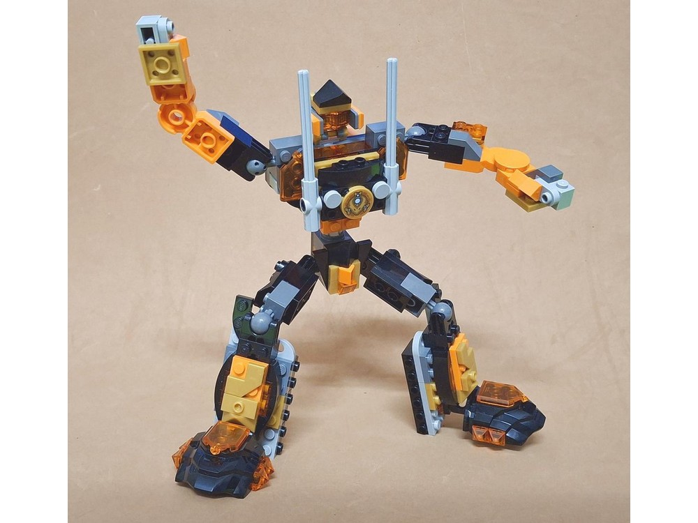 LEGO MOC Transformer Tank using Ninjago 71806 : Cole's Elemental Earth ...