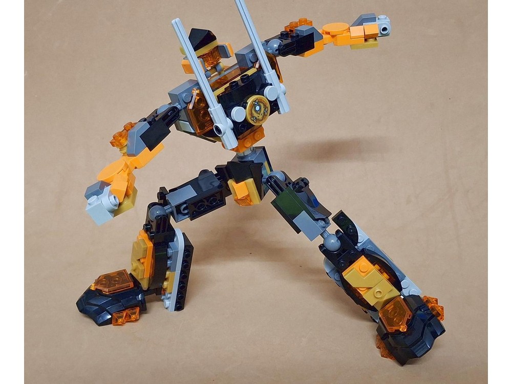 LEGO MOC Transformer Tank using Ninjago 71806 : Cole's Elemental Earth ...