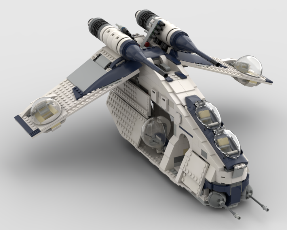 LEGO MOC LAAT of the 501st Legion by Maxilune1235 | Rebrickable - Build ...