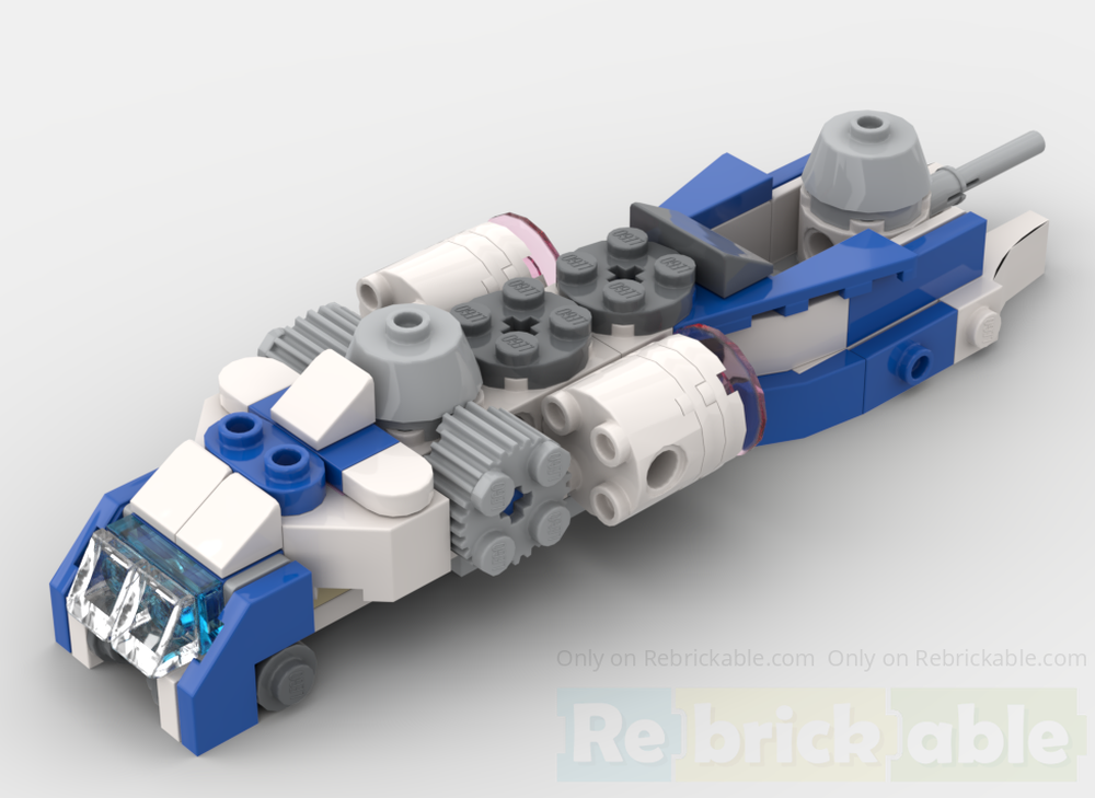 LEGO MOC Captain Rex's armored speederbike by Ewok | Rebrickable ...