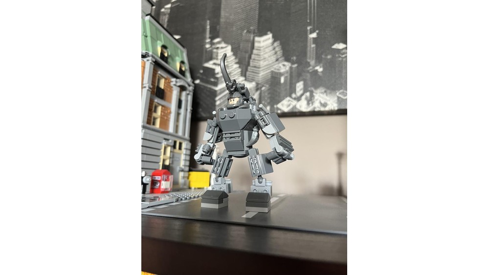 LEGO MOC-214283 Rhino - Buildable Figure Mini-fig Scale - Spider-Man ...