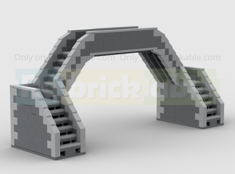 LEGO MOC Foot Bridge by karldonovan | Rebrickable - Build with LEGO
