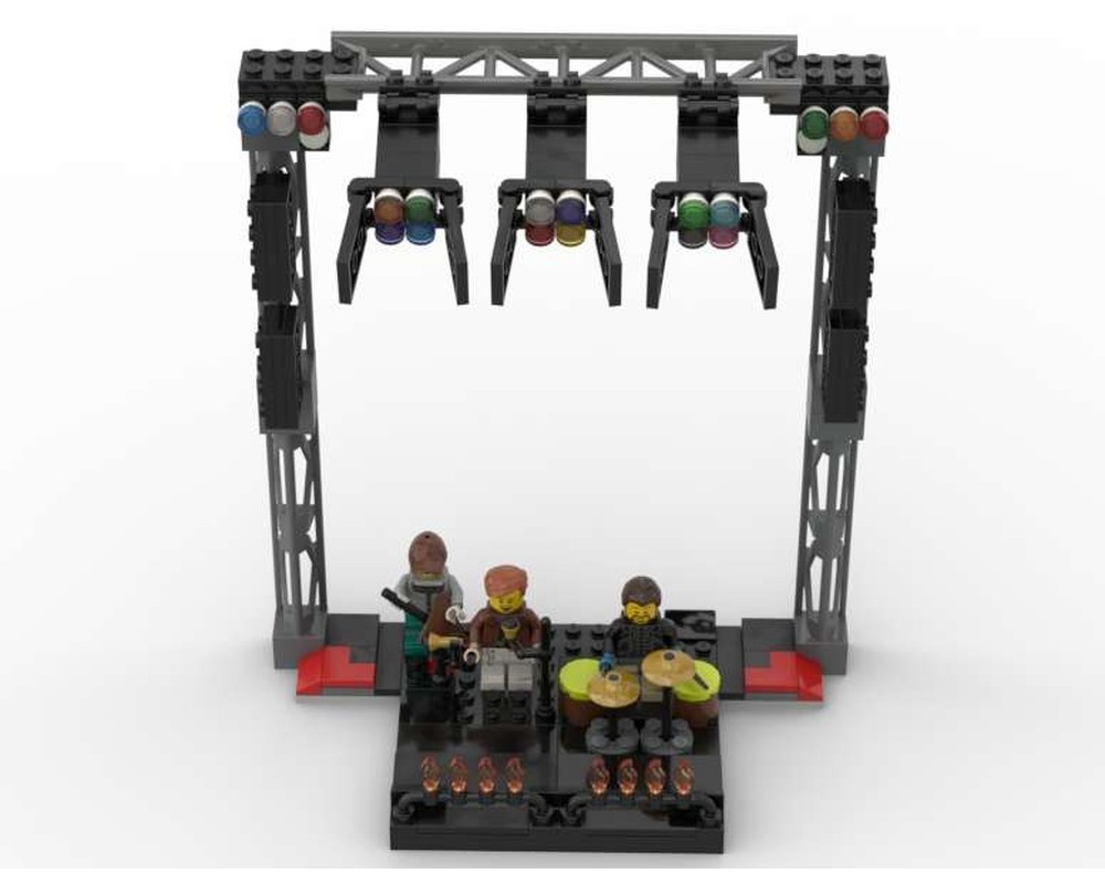 LEGO MOC Concert with artifical fires by oskar1123 | Rebrickable ...
