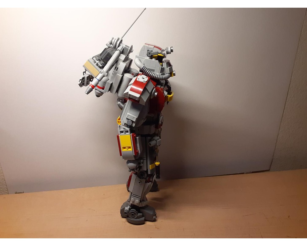 LEGO MOC Power Armor Backpack And Weapons by Mojave-Ghoul | Rebrickable ...