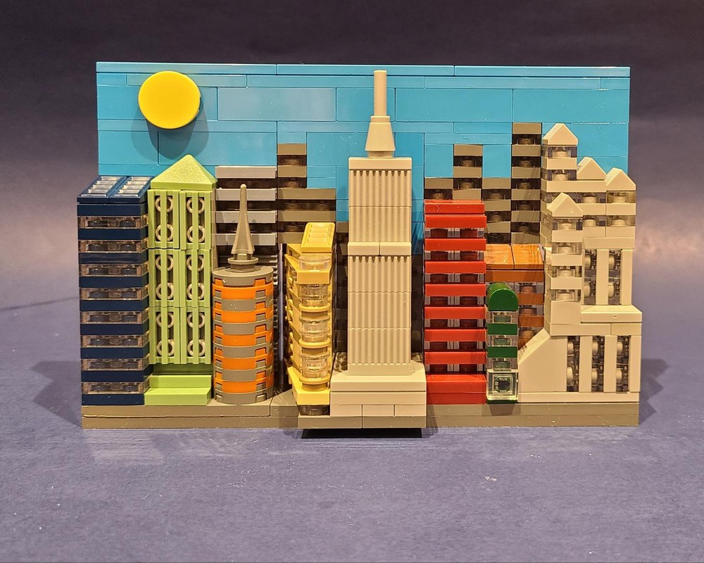LEGO MOC MOC - Cityscape Skyline - Daytime Background Option by ...