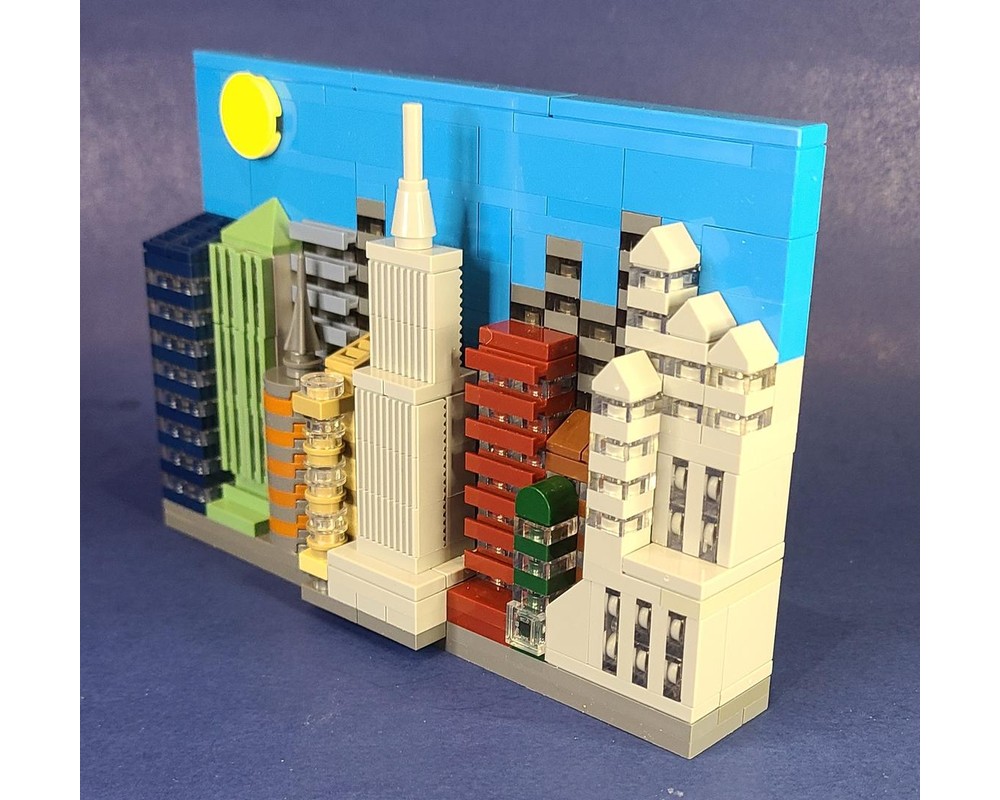 LEGO MOC MOC - Cityscape Skyline - Daytime Background Option by ...