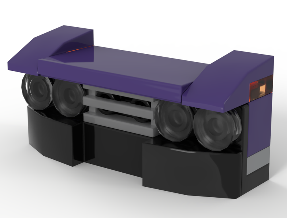 LEGO MOC 60408 purple muscle car front bumper 1 by VincentDeJong ...