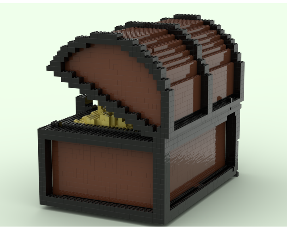 LEGO MOC sculpture treasure chest by blackmaster | Rebrickable - Build ...