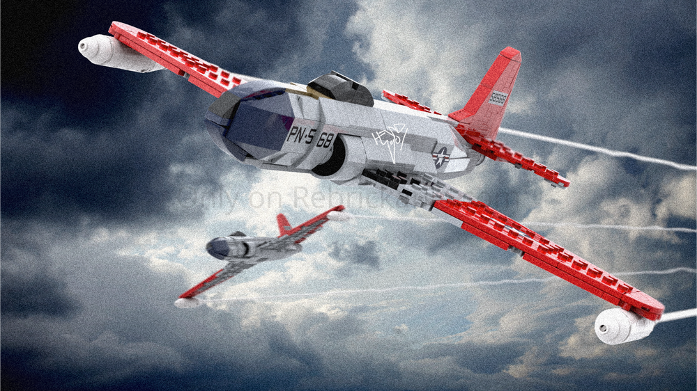 LEGO MOC 1:35 Scale P-80 Shooting Star by HandSolo99 | Rebrickable ...