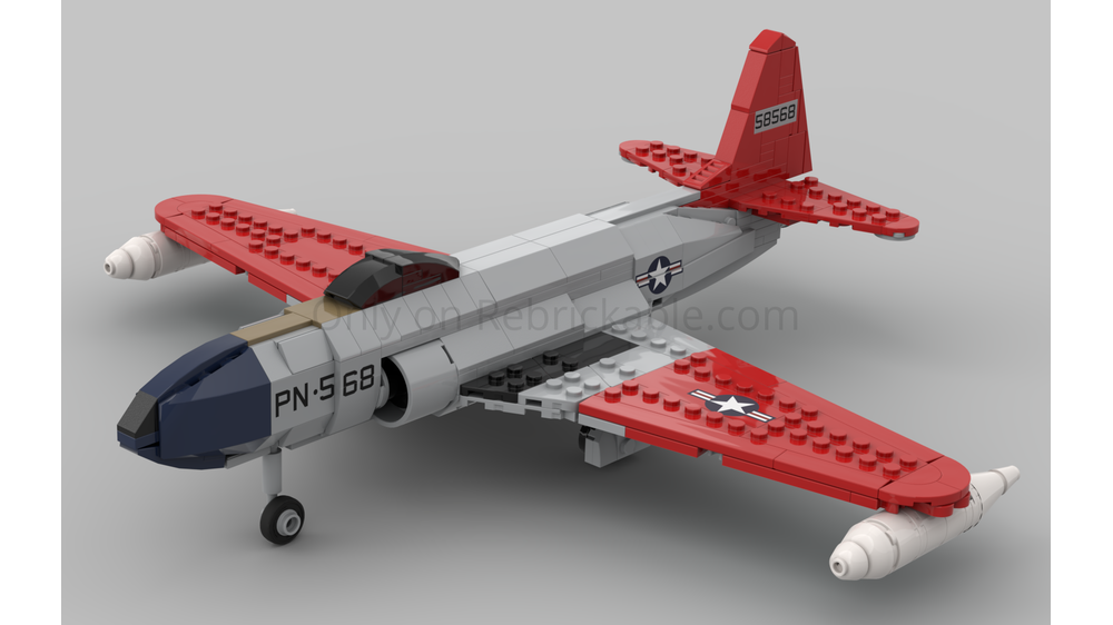LEGO MOC-214330 1:35 Scale P-80 Shooting Star by HandSolo99 ...