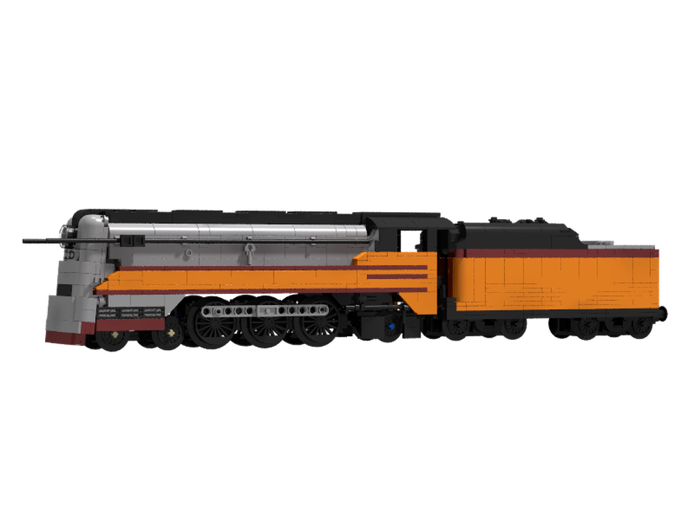 LEGO MOC Milwaukee Road F3 Class Streamlined 4-6-2 Pacific "Chippewa ...