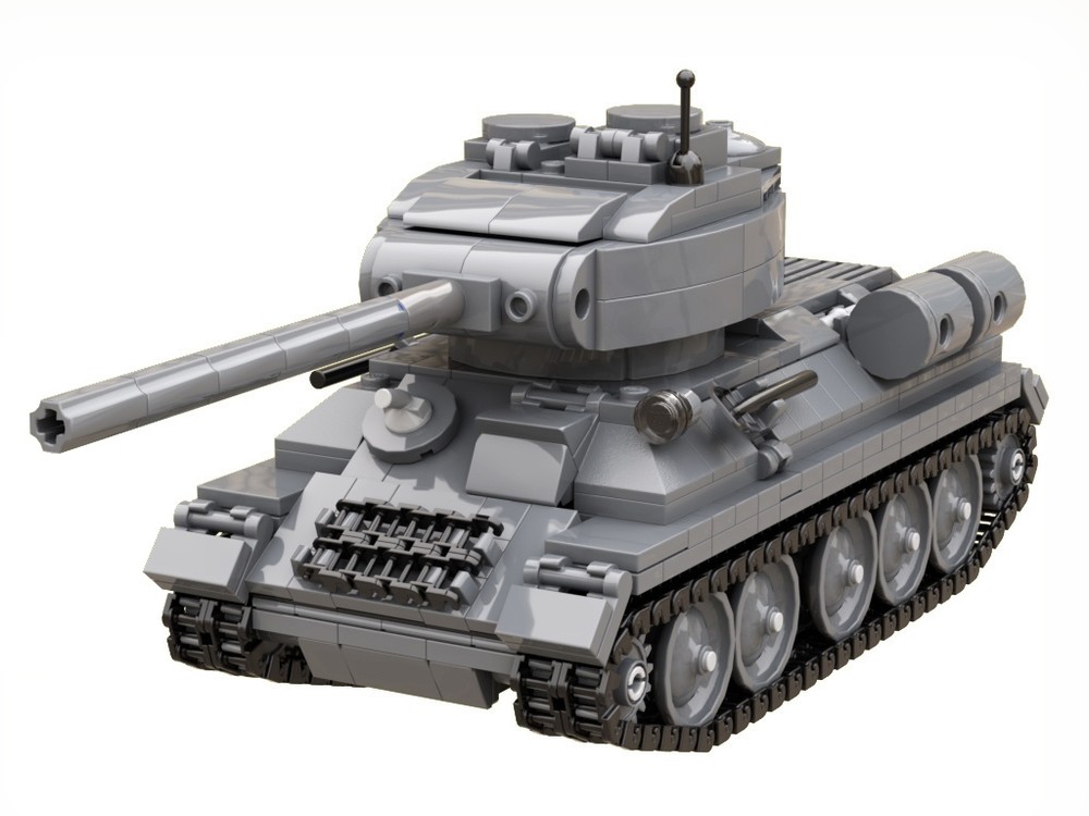 LEGO MOC T-34/85 – WW2 Soviet Medium Tank by PeppePell | Rebrickable ...