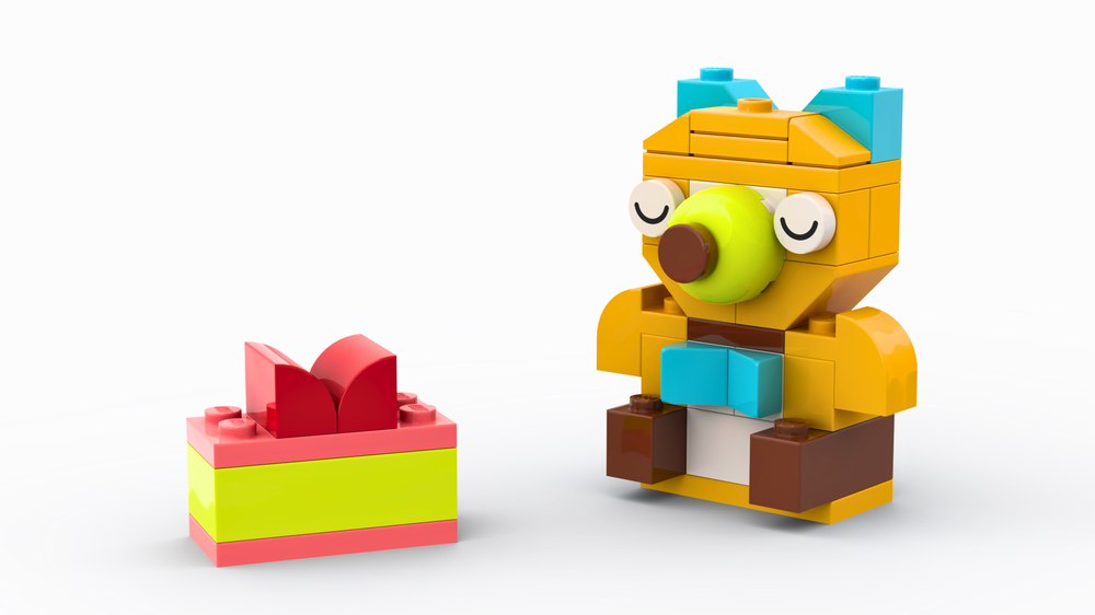 LEGO MOC-214365 11042 Teddy bear by Lenarex | Rebrickable - Build with LEGO