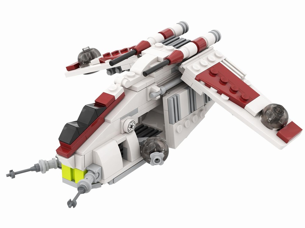 LEGO MOC LAAT Republic Gunship - Mini Scale by YodaSkate | Rebrickable ...