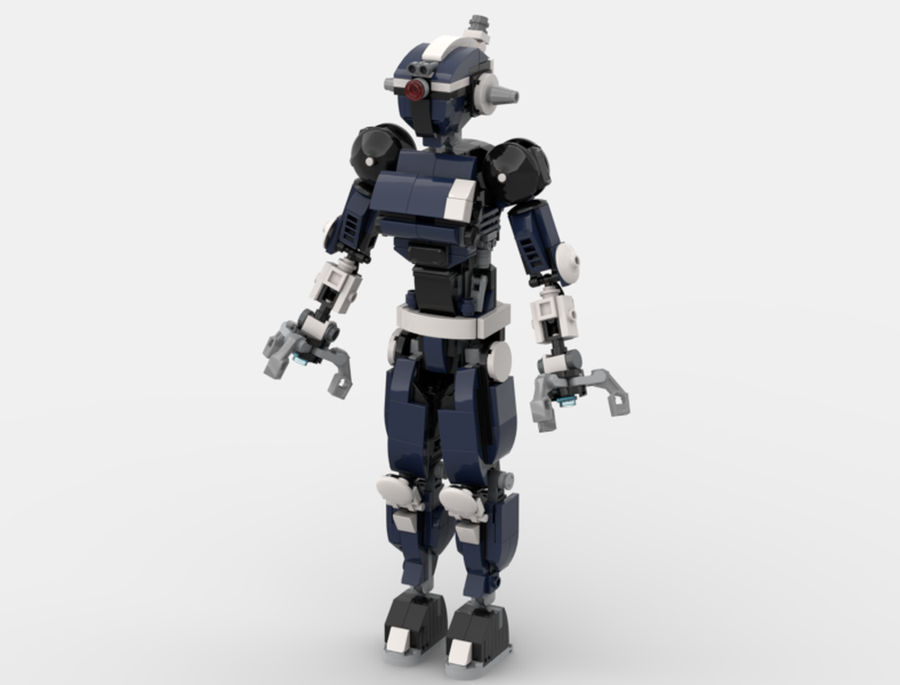 LEGO MOC Assaultron (Police Paint) by Mojave-Ghoul | Rebrickable ...