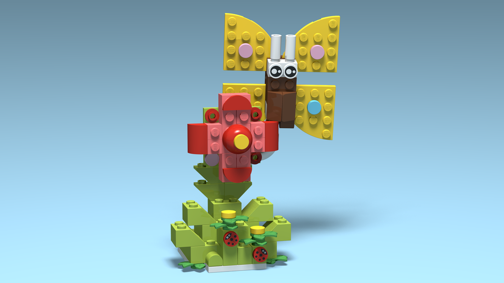 LEGO MOC 11039 Butterfly by mattking4 | Rebrickable - Build with LEGO