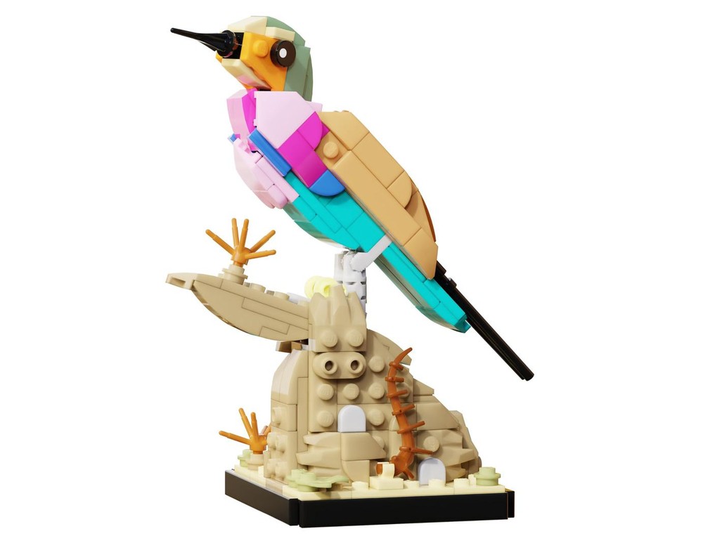 LEGO MOC Lilac-Breasted Roller by Pau Padrós | Rebrickable - Build with ...