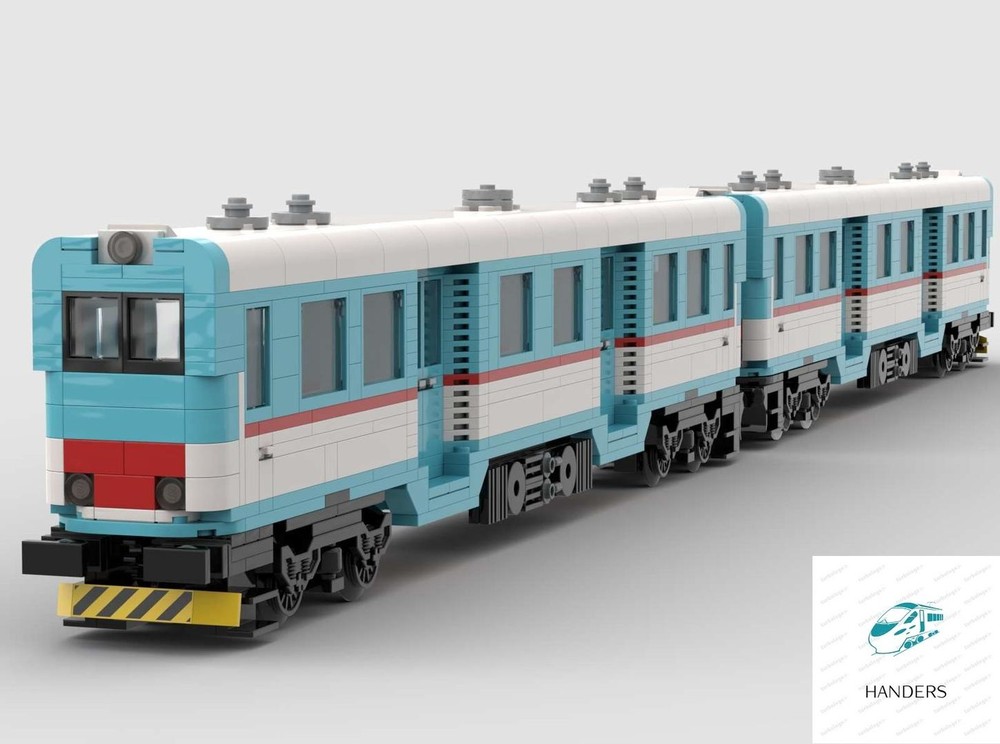 LEGO MOC Italian 668 Series Diesel Train by Handers | Rebrickable ...