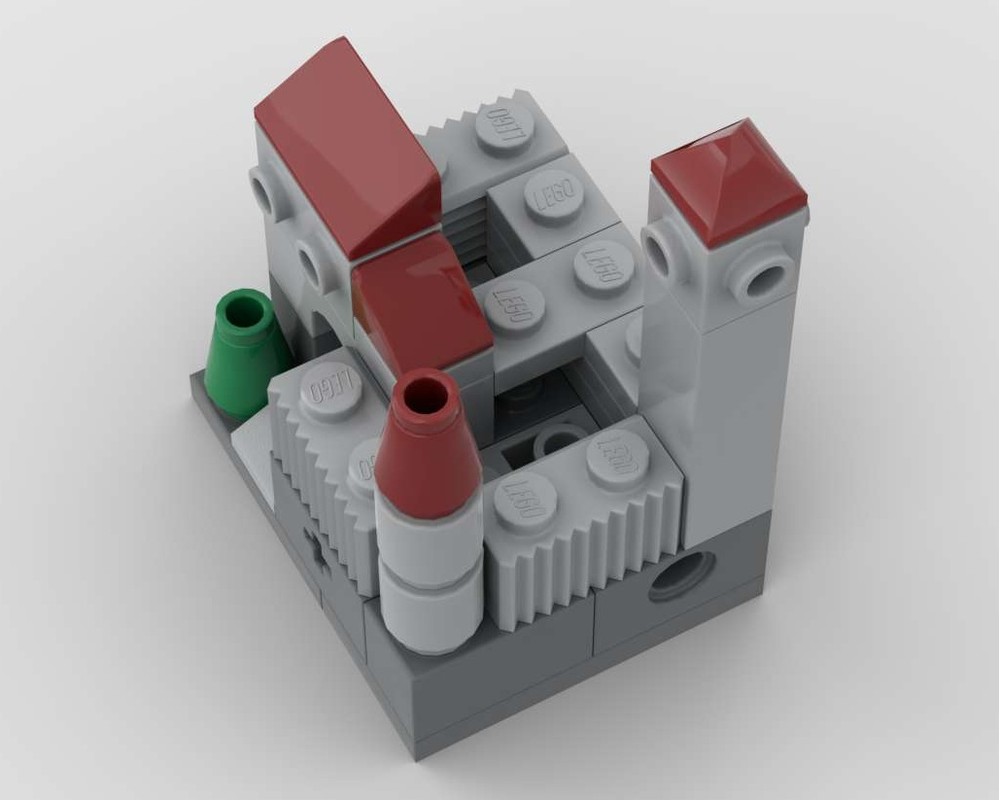 LEGO MOC Microscale Castle by basw | Rebrickable - Build with LEGO