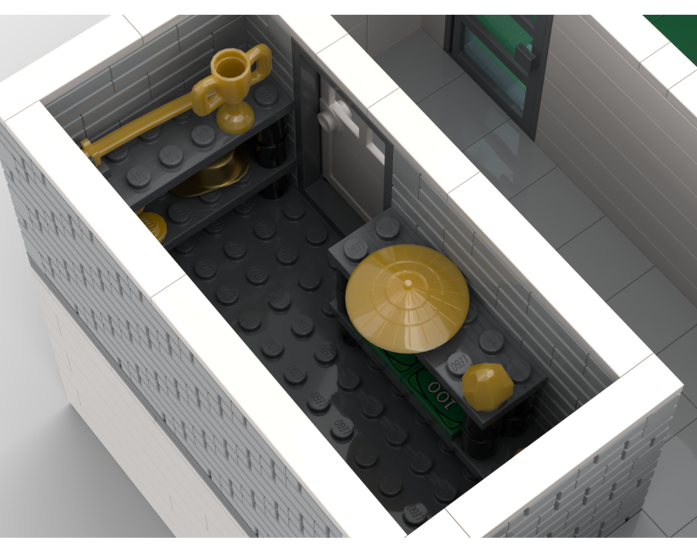 LEGO MOC Art Deco Style Bank by JojoTheBuilder | Rebrickable - Build ...