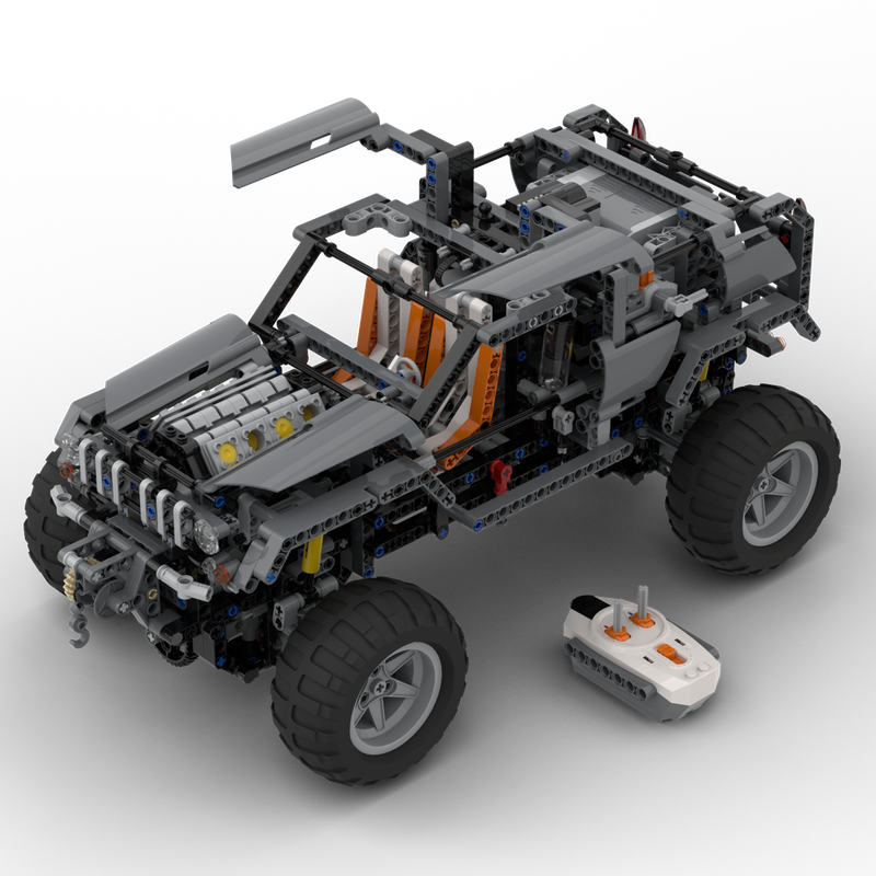 LEGO MOC 8297 - Remote Controlled Off Roader by ts-manuel | Rebrickable ...