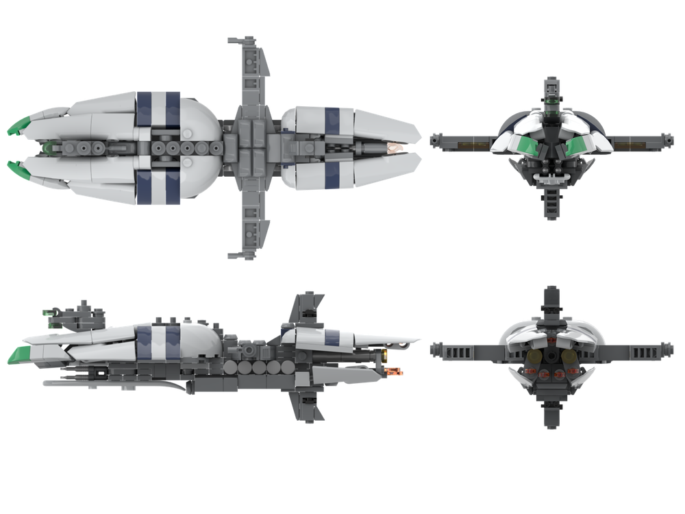 LEGO MOC Midi-Scale Munificent-Class Star Frigate by AOBrick34 ...