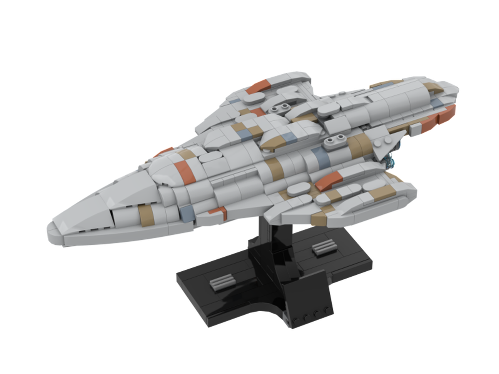LEGO MOC Midi-Scale MC80 Liberty Type Heavy Star Cruiser by el_taco ...