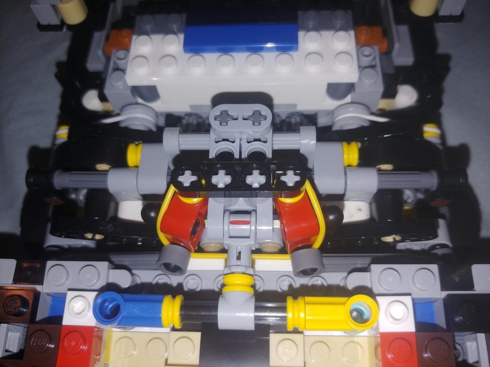 LEGO MOC Lego 10300 BTTF wheel MOD to allow steering by RL_and_Lego_fan ...