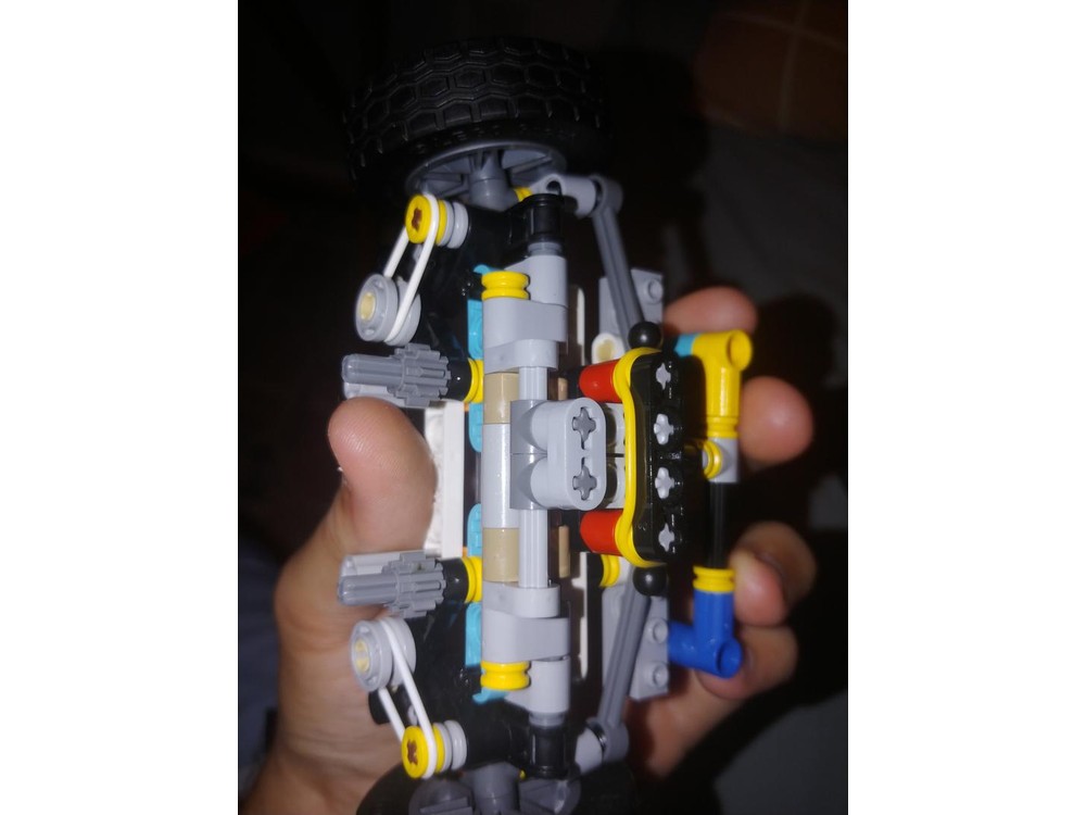 LEGO MOC-214432 Lego 10300 BTTF wheel MOD to allow steering by RL_and ...