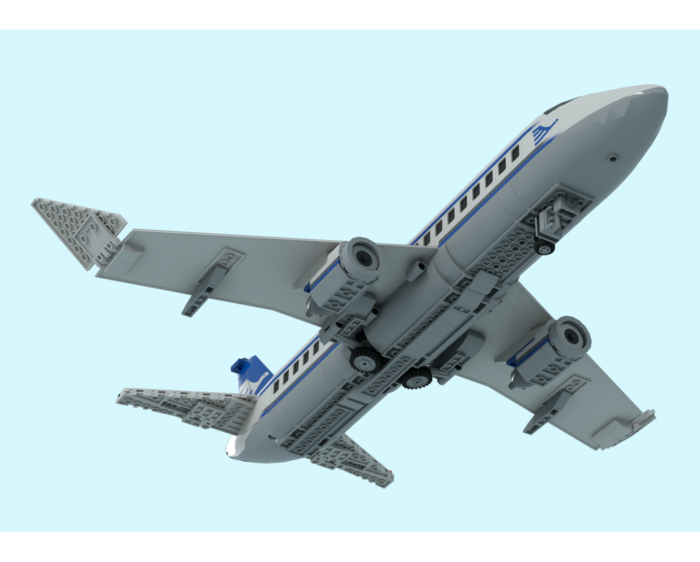 LEGO MOC-214435 Lego passenger plane *REMASTERED* by jamo88 ...