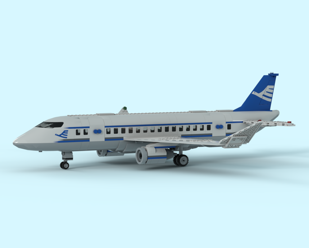 LEGO MOC Lego passenger plane *REMASTERED* by jamo88 | Rebrickable ...