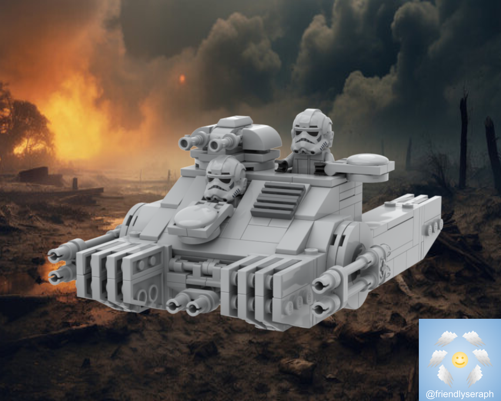 LEGO MOC TX-225 GAVr "Occupier" Imperial Assault Hovertank - Turret ...