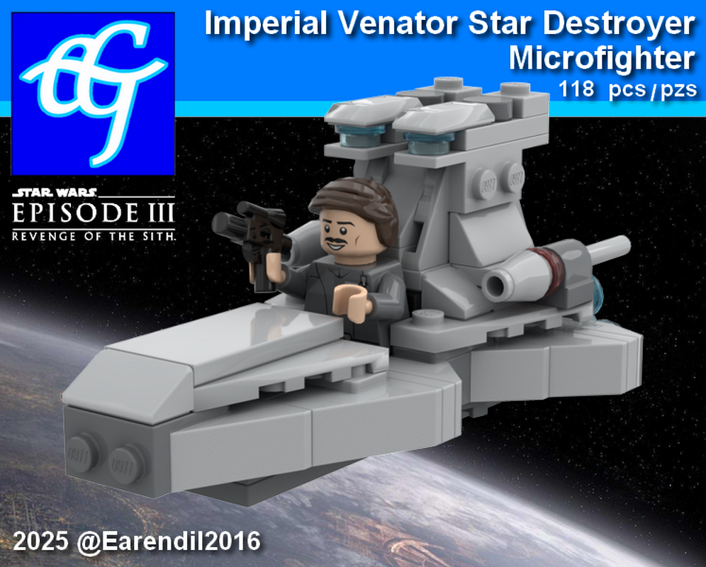 LEGO MOC Imperial Venator Microfighter by Earendil2016 | Rebrickable ...