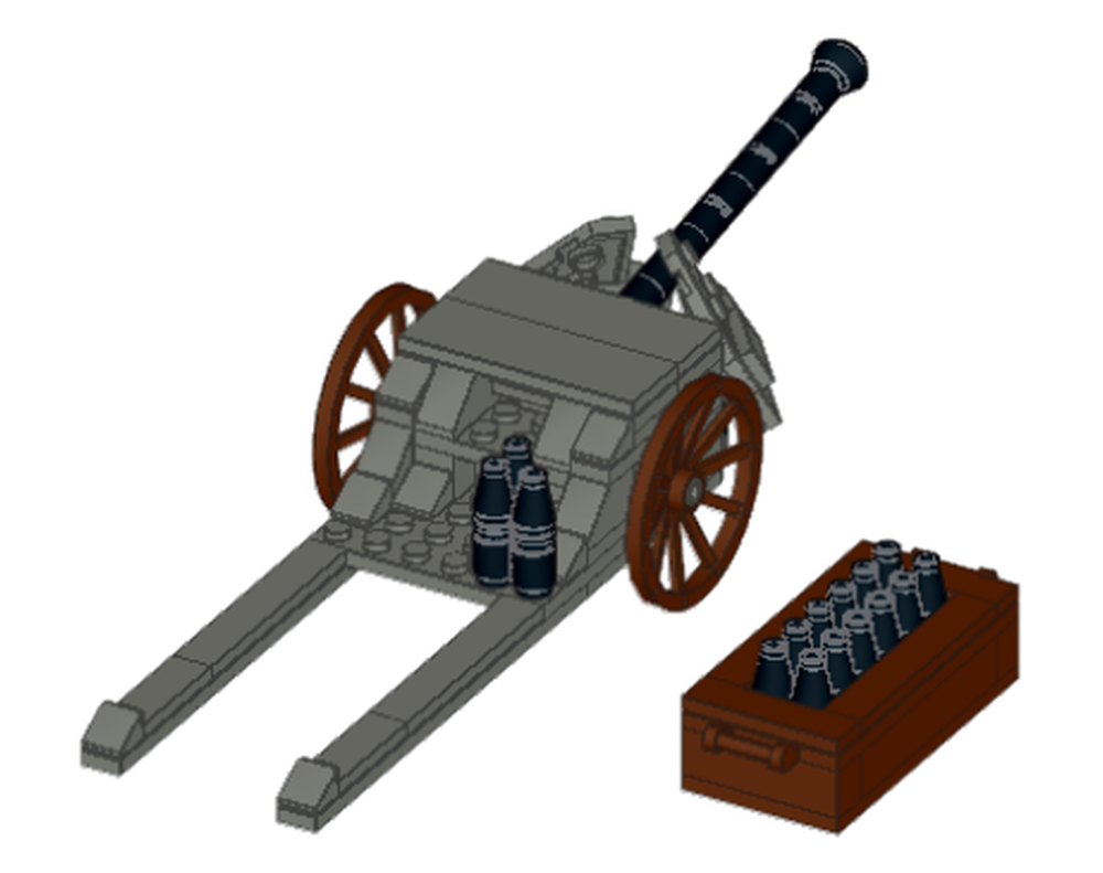 LEGO MOC German Howitzer by militarybricks1 | Rebrickable - Build with LEGO