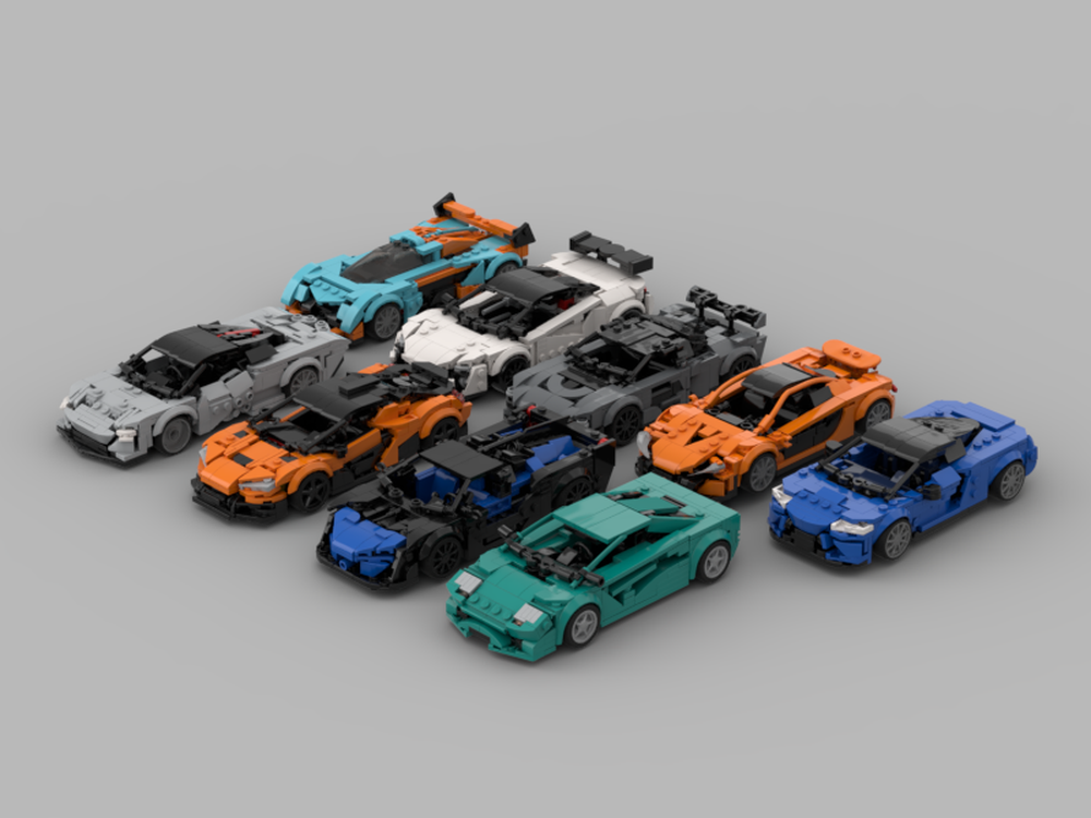 LEGO MOC McLaren Instructions Bundle by Thecarmoccer | Rebrickable ...