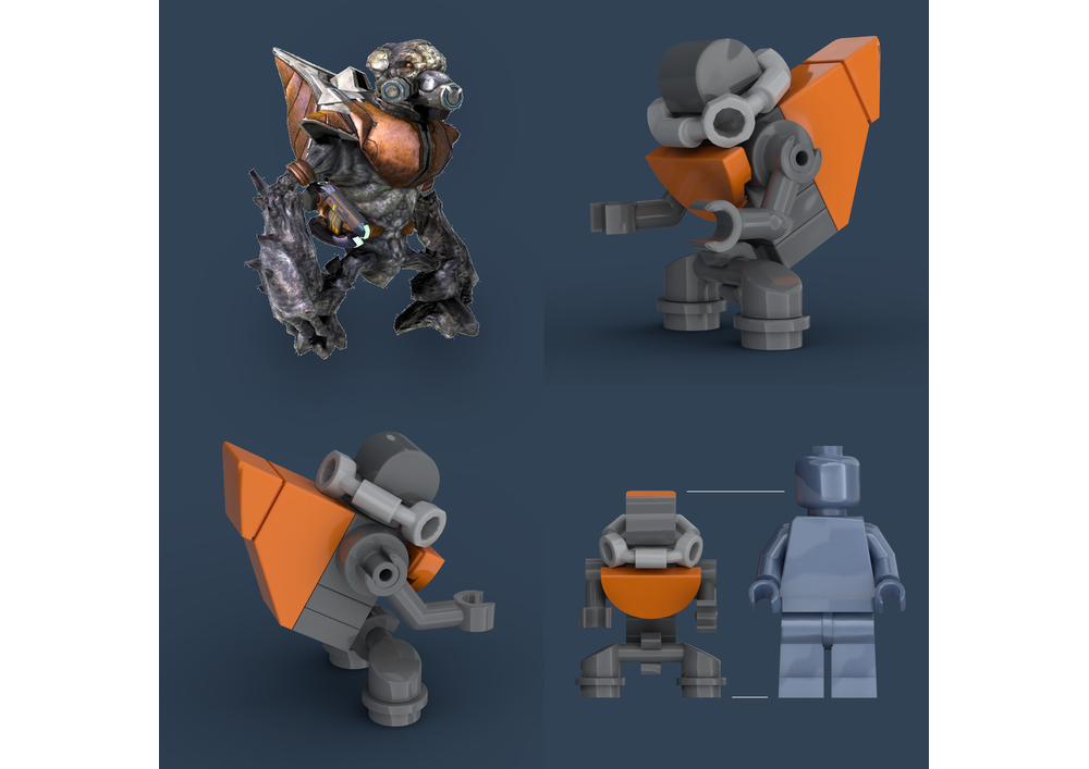 LEGO MOC Grunt Unggoy (Minor) - Halo Game by m_fan_8 | Rebrickable ...