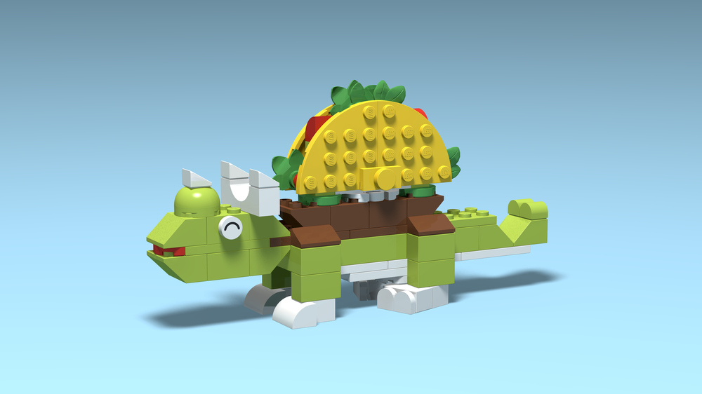 LEGO MOC 11039 Tacosaurus by mattking4 | Rebrickable - Build with LEGO