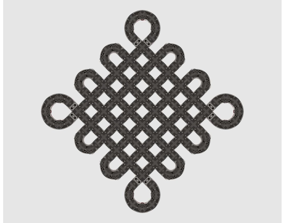 Lego Moc Chinese Knot Pro By Uminuo Rebrickable Build With Lego